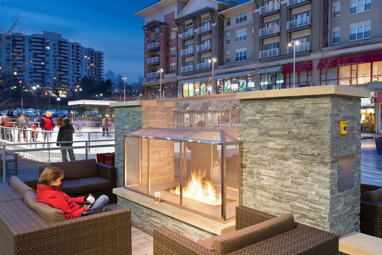 Pentagon Row Ice Rink – L.F. Jennings